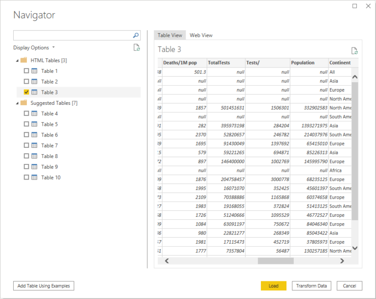 Power BI data import from Excel, CSV, Web, SQL Server - Buildpholio